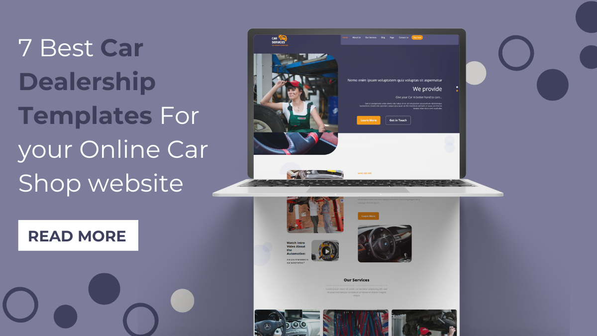 7 Best Car Dealership Templates For Online Car Shop website