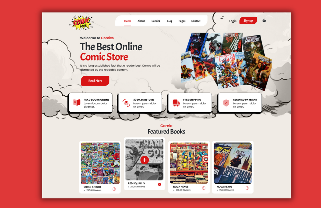 Free Comic Book WordPress Theme | For Comic Enthusiasts and Creators
