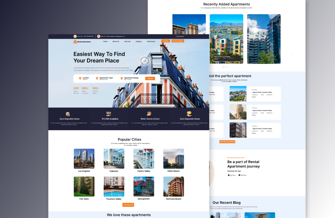 Property Management WordPress Theme for Real Estate Businesses