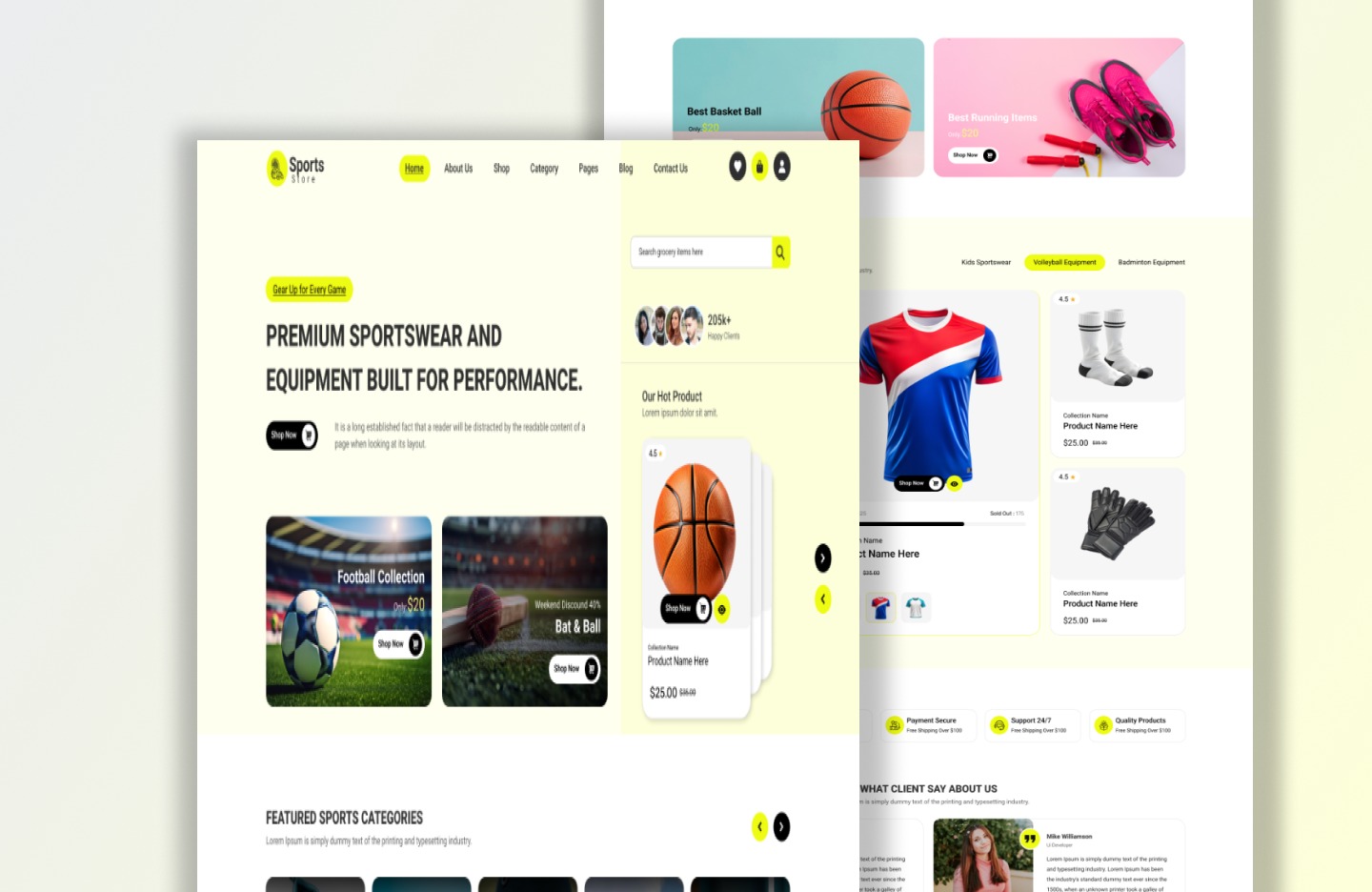 Sports Store WordPress Theme for Modern Online Sports Shops
